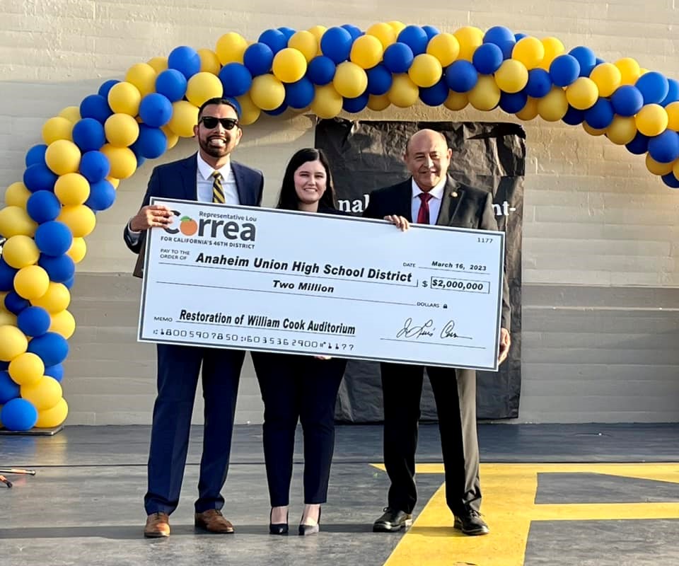 IN ANAHEIM, REP. CORREA ANNOUNCES $2 MILLION IN COMMUNITY PROJECT ...